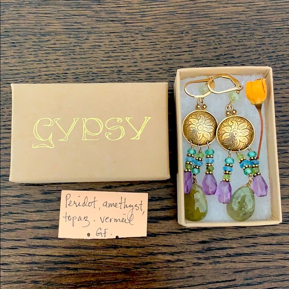 Angel Porter | Jewelry | Angel Porter Semi Precious Earrings | Poshmark